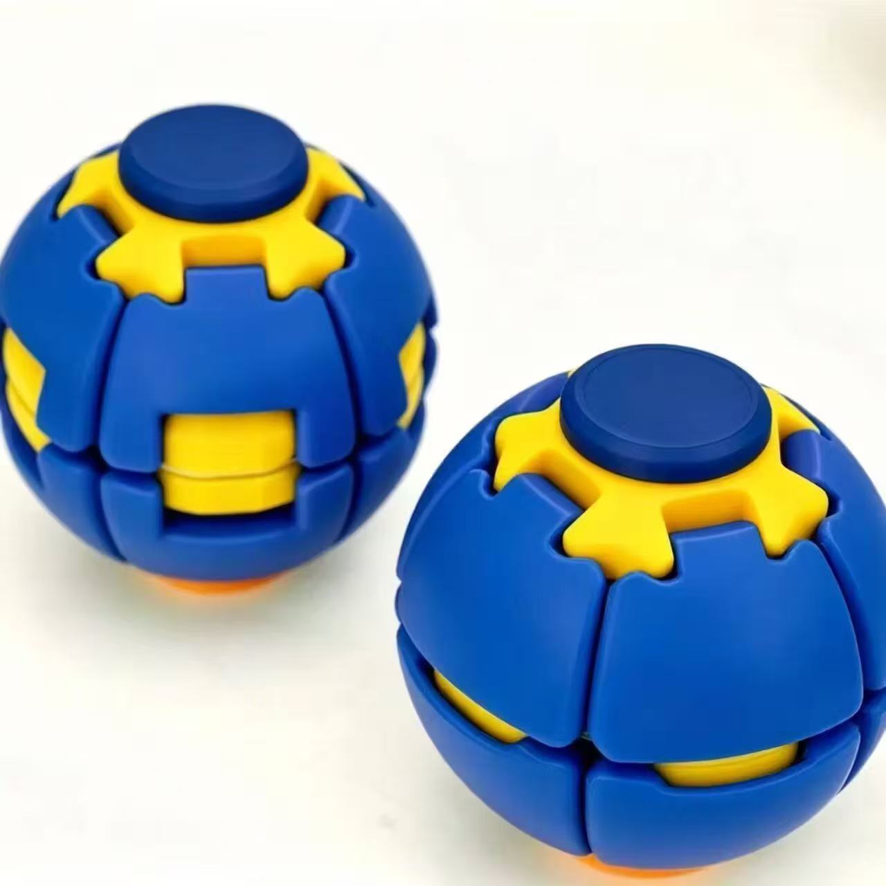 Трансграничный 3D-печатный антистрессовый шарик для пальцев, вращающийся спиннер для пальцев, образовательная портативная антистрессовая игрушка.