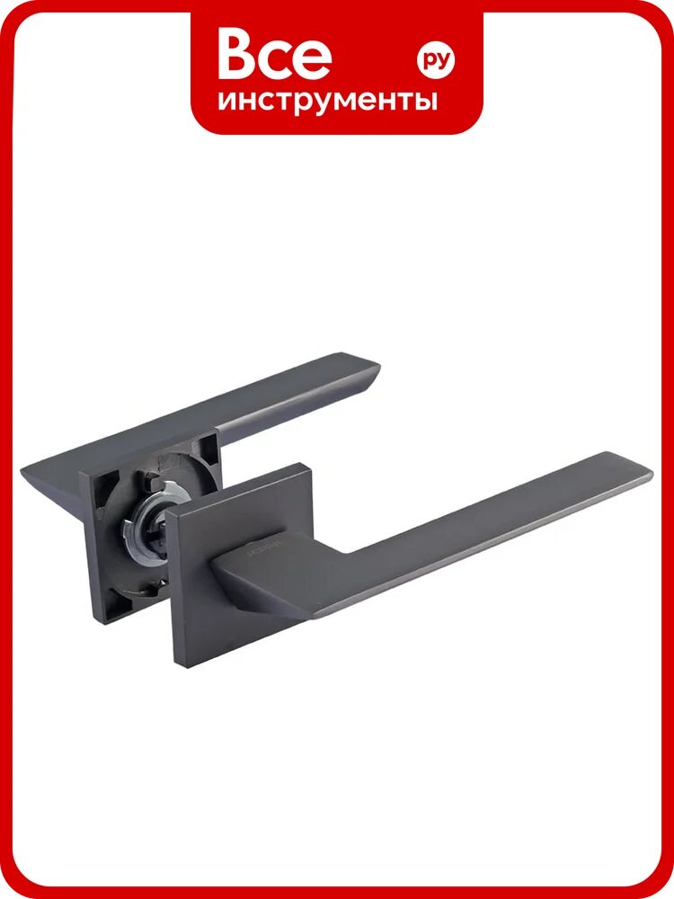 Дверная ручка нора-м Slim 130K AL - графит 18615