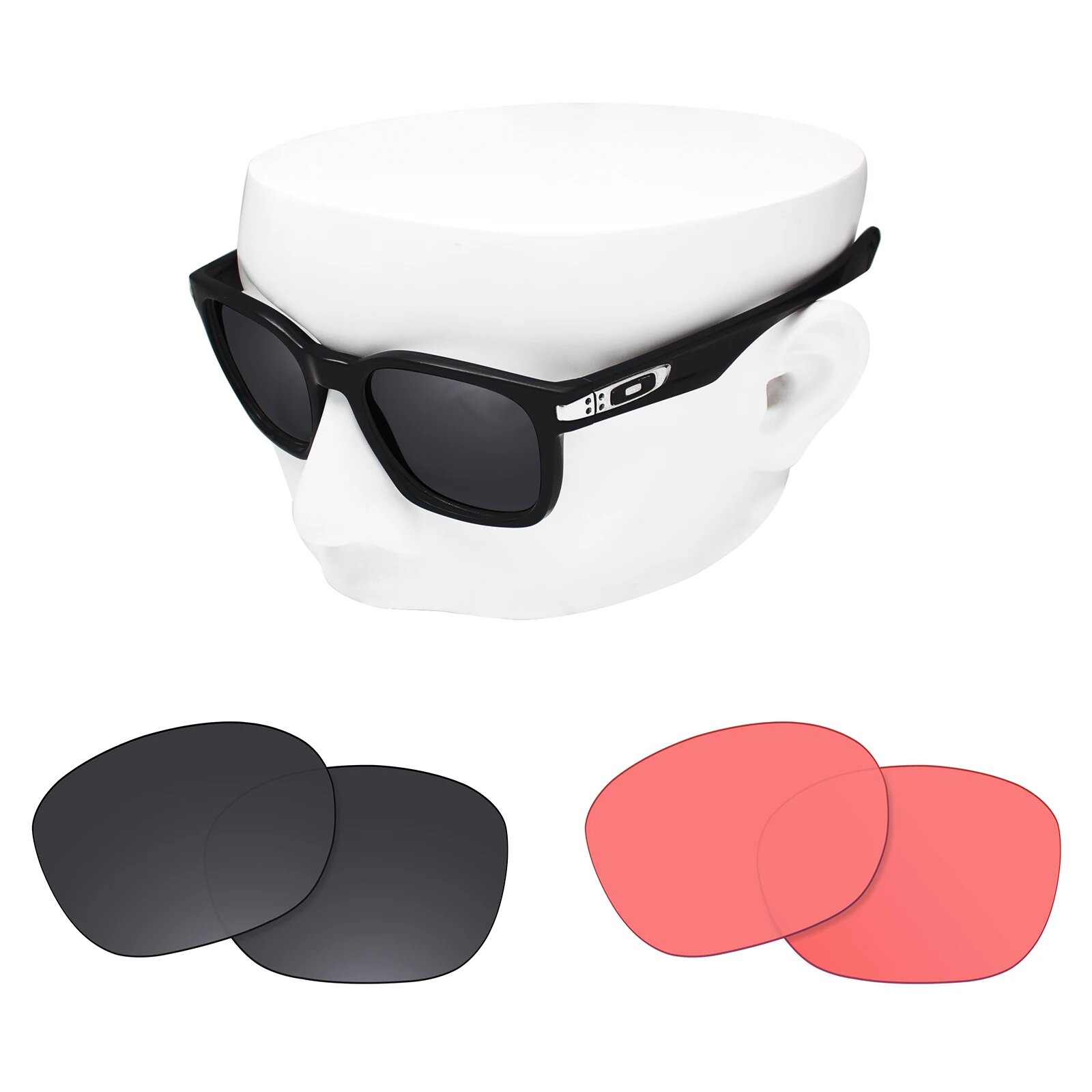 Oakley Garage Rock OO9175 Белые, линзы BlackHD Pink