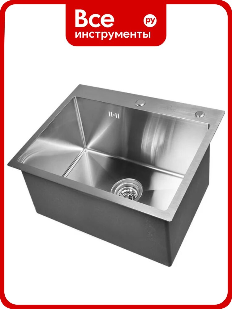 Комплект кухонная мойка из нержавеющей стали WISENT WS35848/WGER013/W405A/W302644