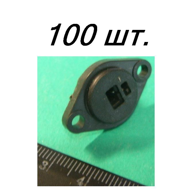 100шт Разъем Аудио «точка-тире» гнездо на корпус