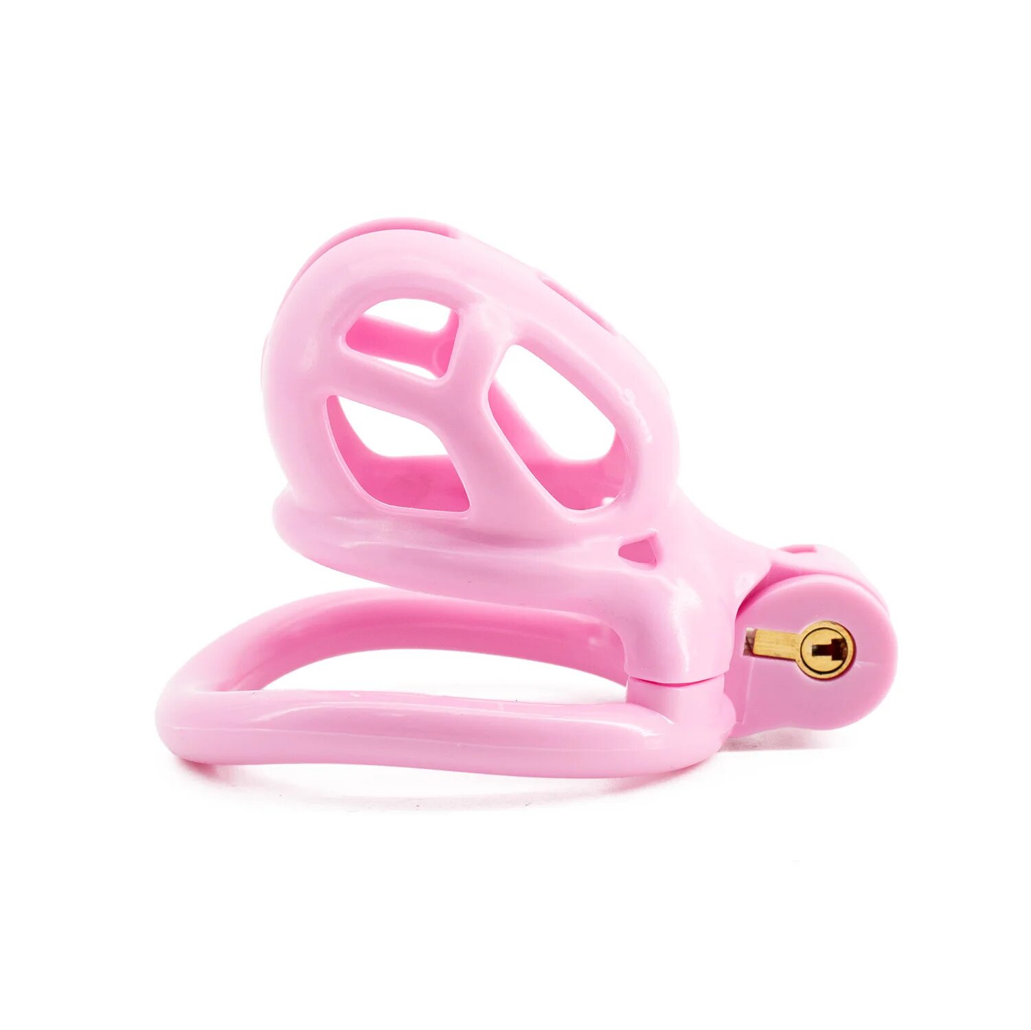 6 размеров CB Нейлоновая клетка целомудрия Секс-игрушка Мужской пенис Связывание Nub-pink