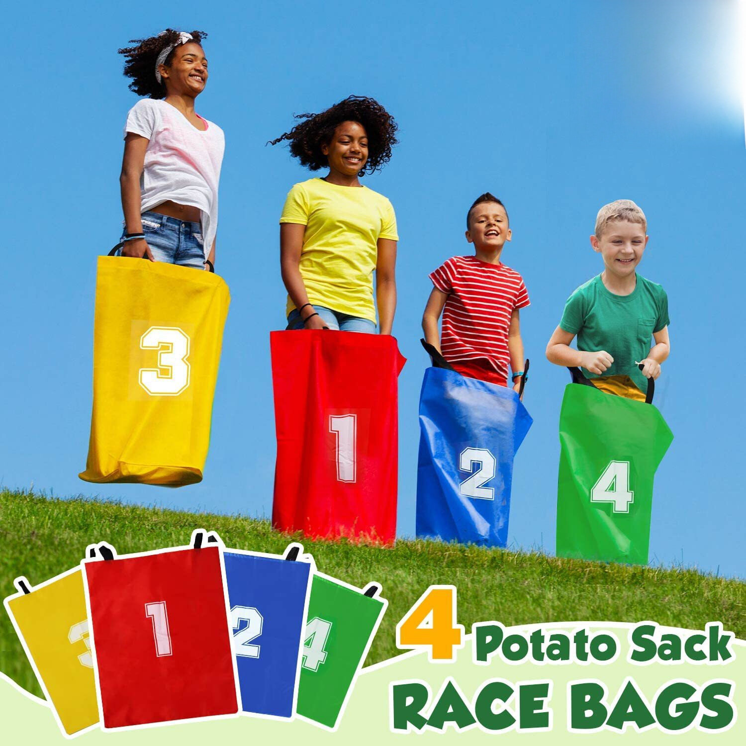 Сумка для прыжков Кенгуру из канвы для детей, тренировочная, для раннего образования, семейные игры, атрибуты для игр в детском саду, спортивные принадлежности, набор сумок для прыжков, размер 50.5*66 см, для детей 4-6 лет