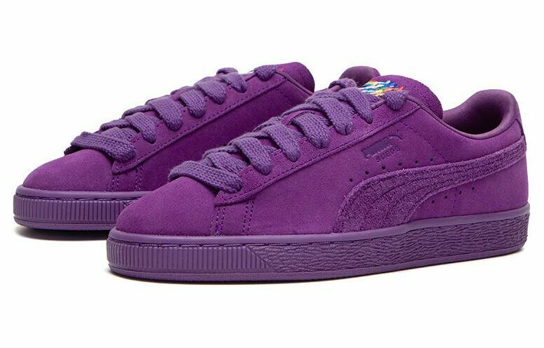 Кеды PUMA Suede, размер 37.5 EU, фиолетовый — фото 1