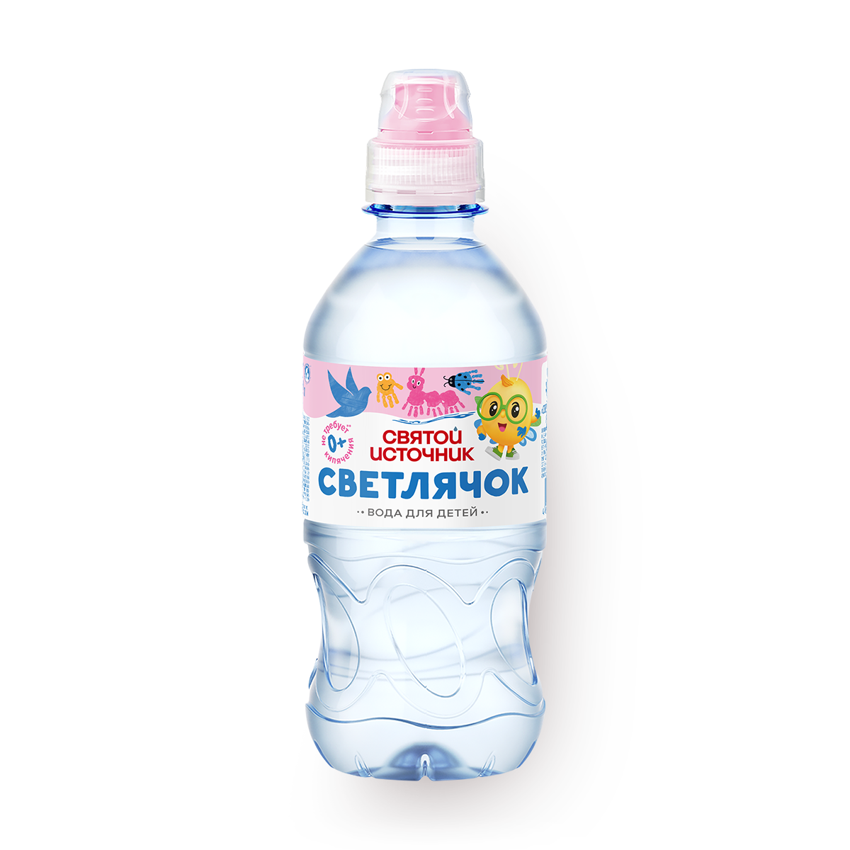 Вода детская «Светлячок», «Святой Источник», с рождения, без сахара, 0,33 л