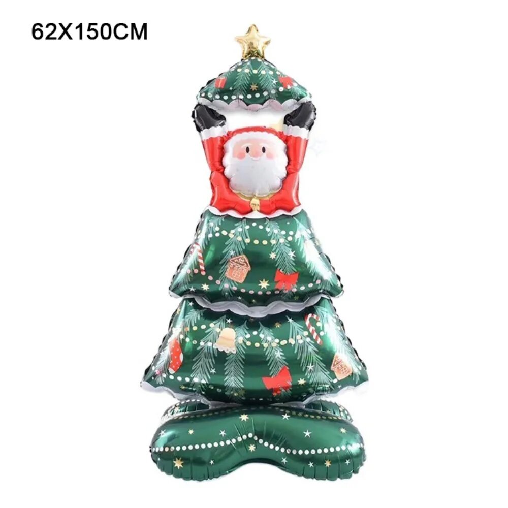 Алюминиевая пленка, рождественский воздушный шар из фольги, реквизит для вечеринки, сделай сам, рождественский елочный шар, детская игрушка, большой надувной шар большого размера