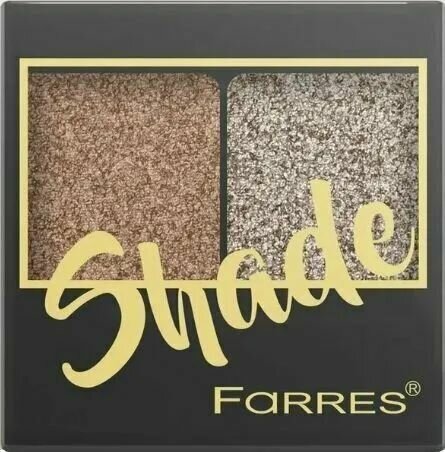 Тени для век FARRES тон 05 медно-коричневый, Shade 2 цвета