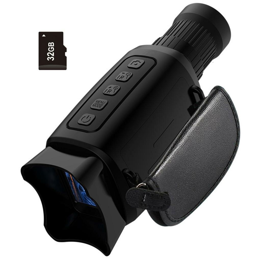 Инфракрасный ночной монокулярный телескоп ночного видения ночного видения -с картой памяти 32G