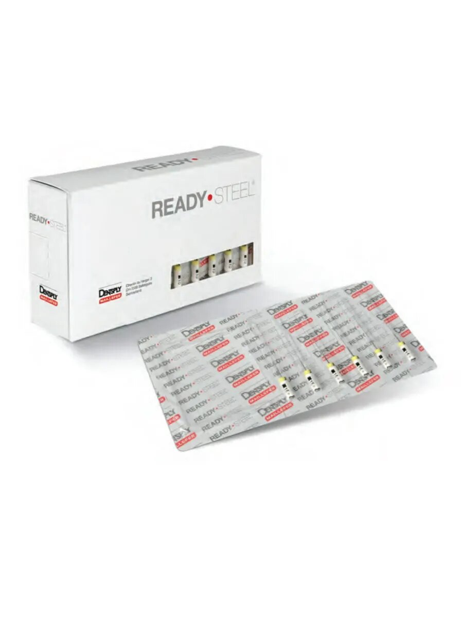 K-File ReadySteel №010 21мм, 6шт - ручной каналорасширитель
