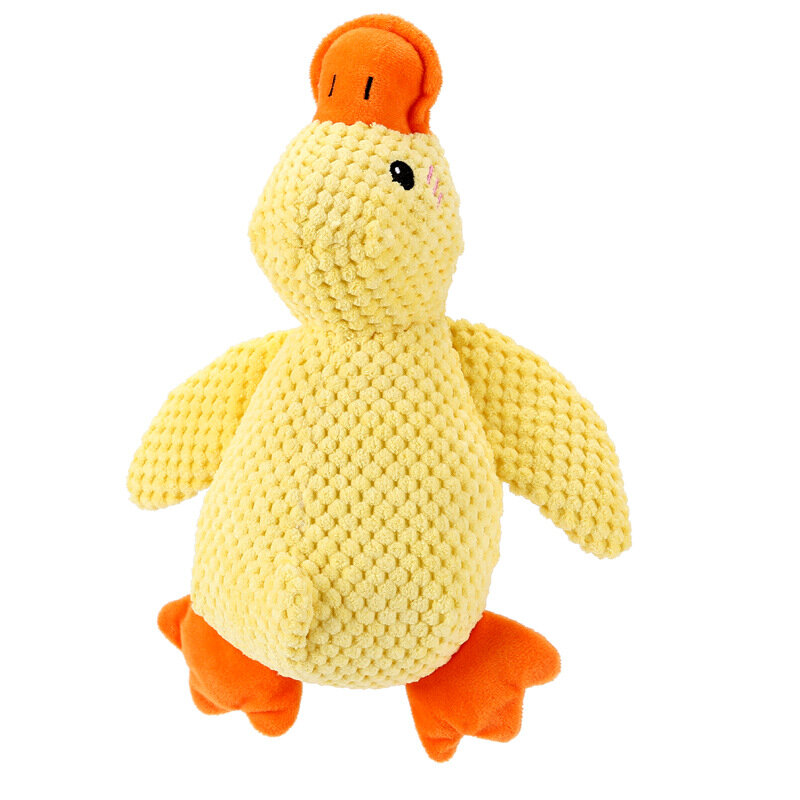 Игрушка для собак "Плюшевый утенок", с звуком, жевательная, 33 *29*11см