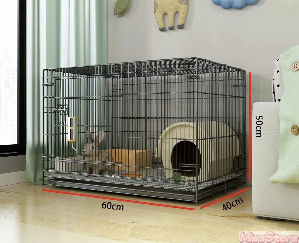 Крытая разборная клетка для кроликов