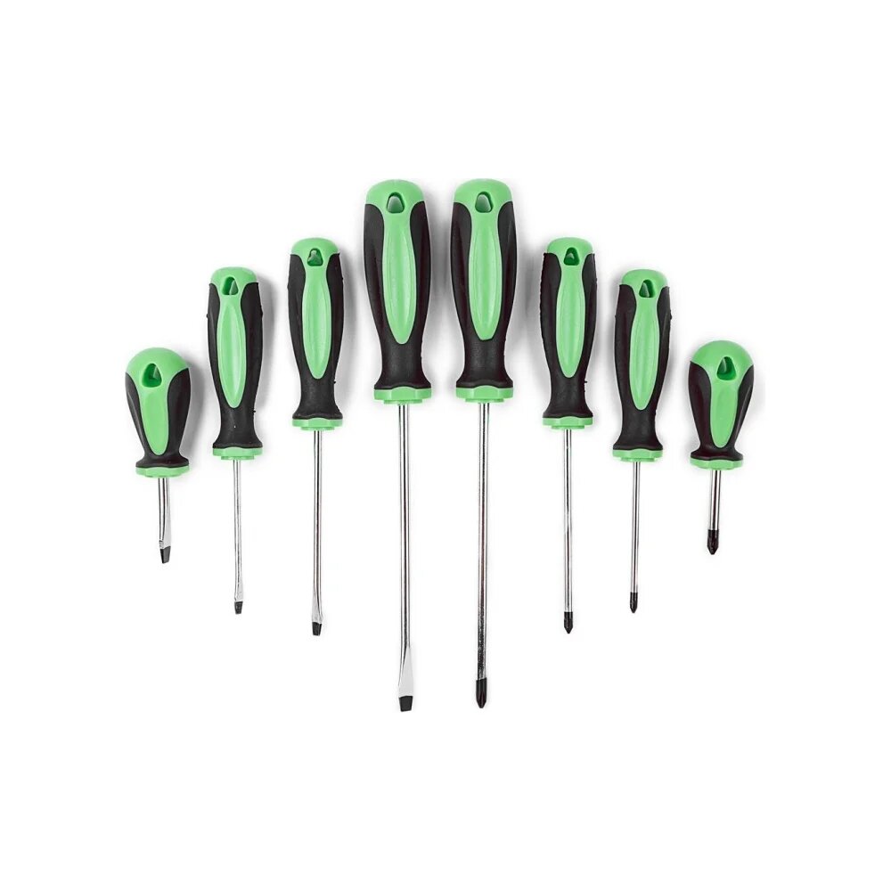 Набор отверток Помощник 8 пр.(ph:2x40,2x150,1x75,1x100мм; sl:5.5x40,4x75,4.5x100,5.5x150мм), в блистере P017K(49995)