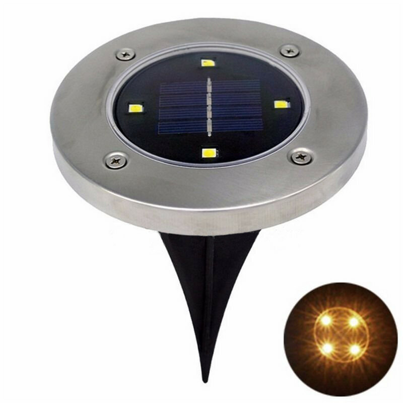 Классический дизайн солнечный свет светодиодный для эстетического сада и домашней декорации 4 светодиода теплый белый