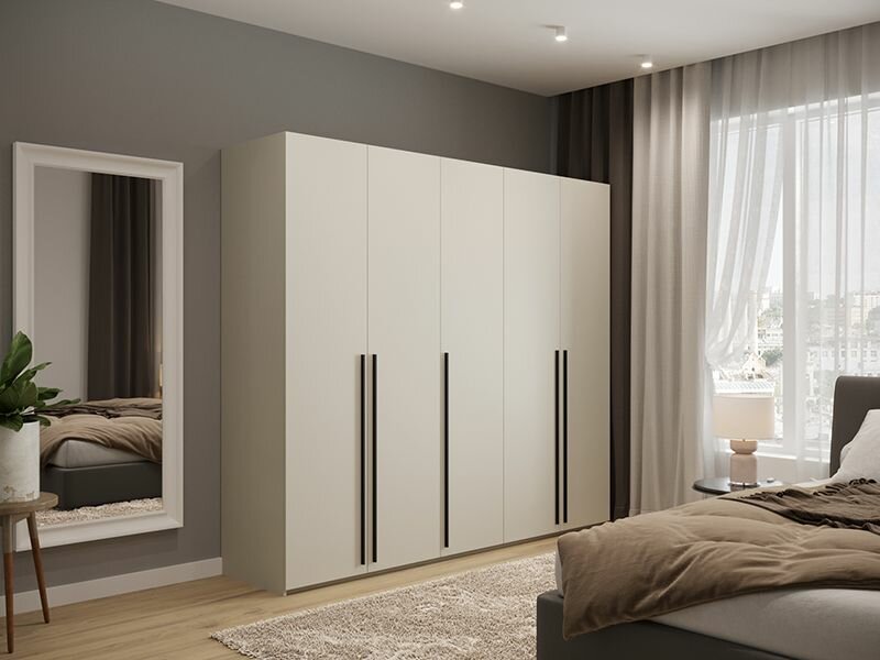 Шкаф распашной для одежды "Лорена Пакс 9" 225хх200х52 Кашемир