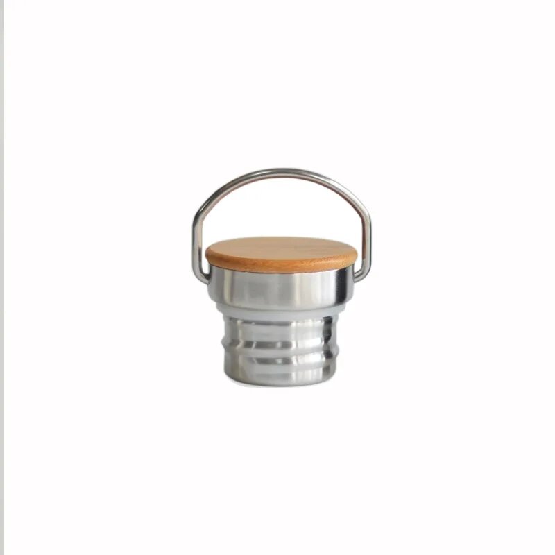 Крышка для бутылки Hoshizora RL из нержавеющей стали и бамбука Natural Bamboo
