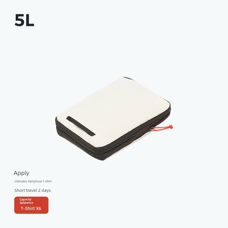V3 NextPacker компрессионный мешок 5 л в каменно-белом цвете - водонепроницаемый органайзер для багажа и деловых поездок