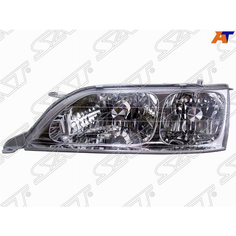 Фара Toyota Cresta (X100) 96-01 (Слева/ Галоген/ Ручная регулировка) от официального дистрибьютора, SAT, артикул ST22258L