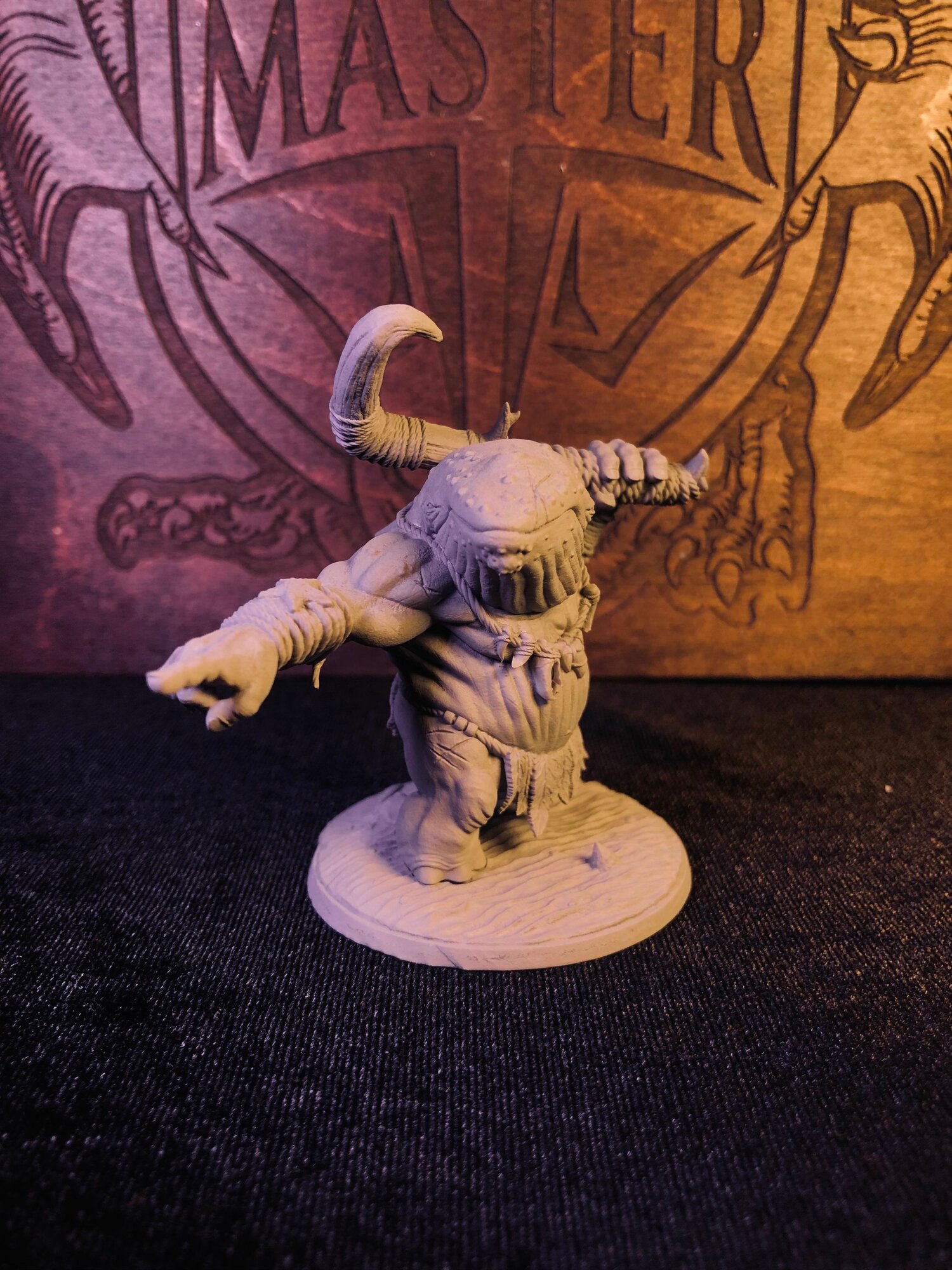 Человек-кит, воин, Whalefolk - Миниатюра для настольных игр DnD, ДнД, Dungeons & Dragons, Pathfinder.