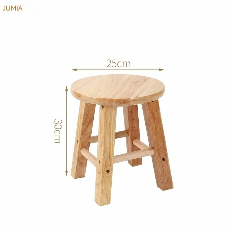 Табурет из массива дерева/дуб/высота 30 см