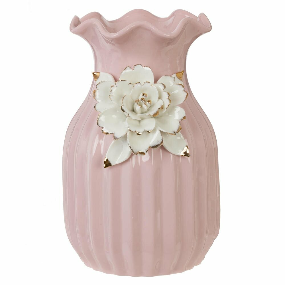 Ваза фарфоровая, 1450 мл, 13х14х20,5 см KSM-818803