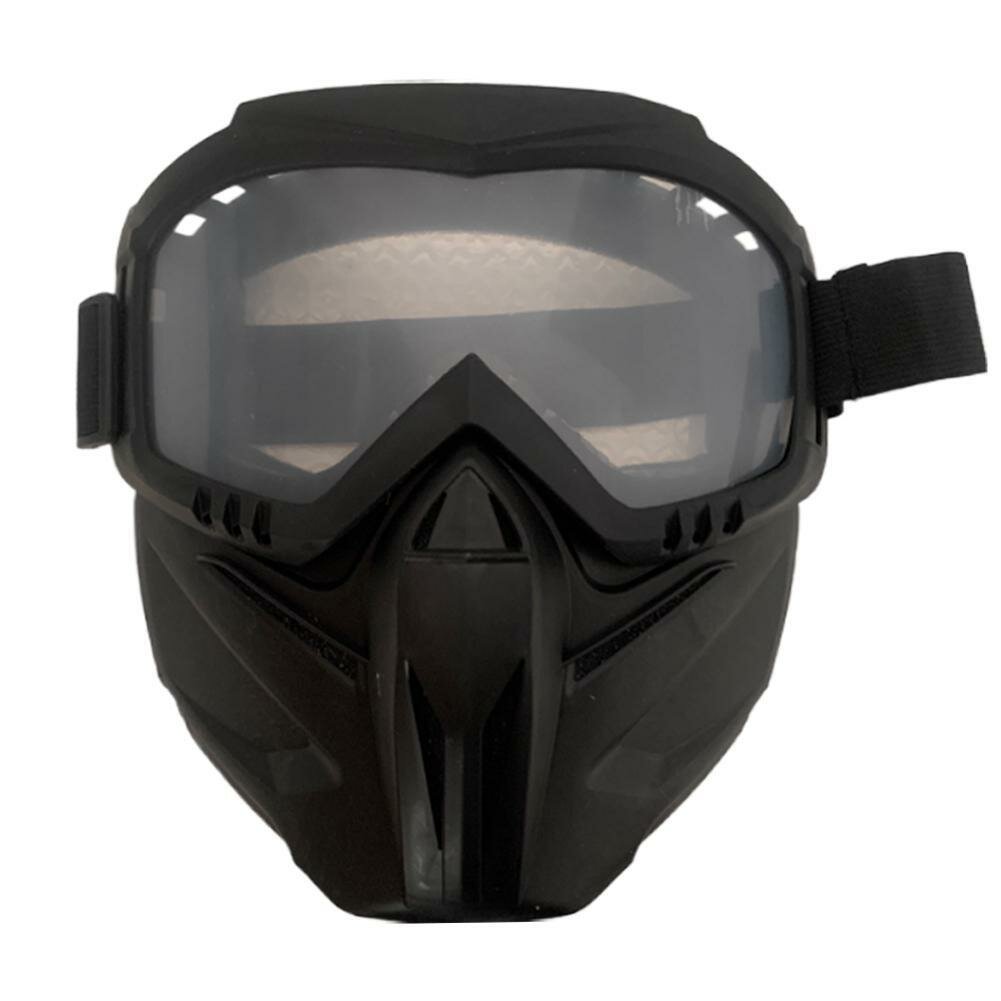 Маска горнолыжная, Очки-маска для сноуборда/ Очки сноубордические спортивные/ мототехнике и снегоходах/Черная горнолыжная маска