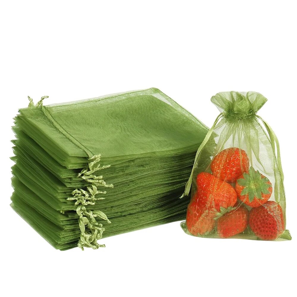 50-300 шт. сумки для защиты фруктов, сетчатая сумка для выращивания растений с шнурком, защитная сетчатая сумка для фруктов, сетчатая сумка с защитой от насекомых и птиц