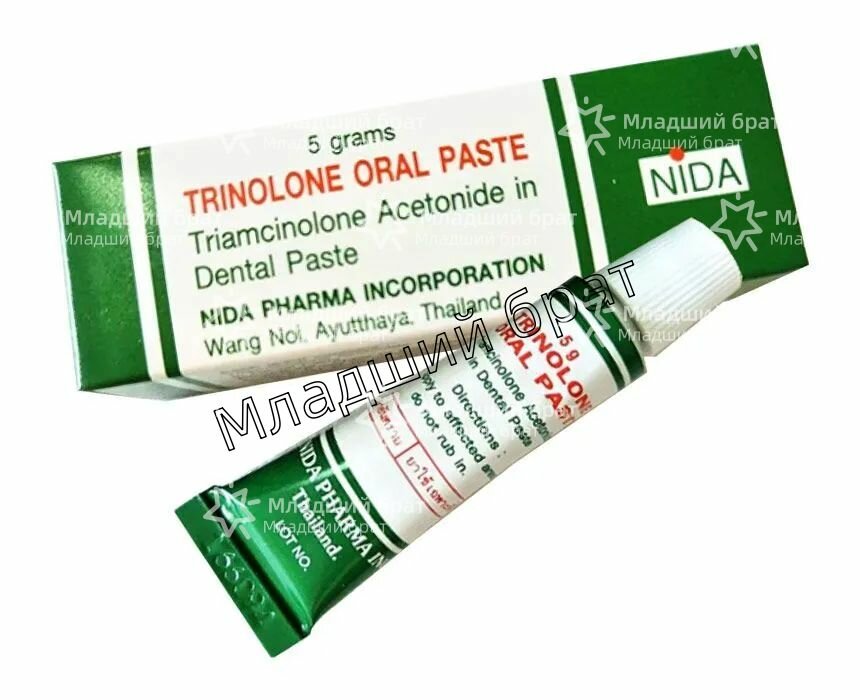 Тринолоновая мазь используется для лечения полости рта гель-мазью NIDA