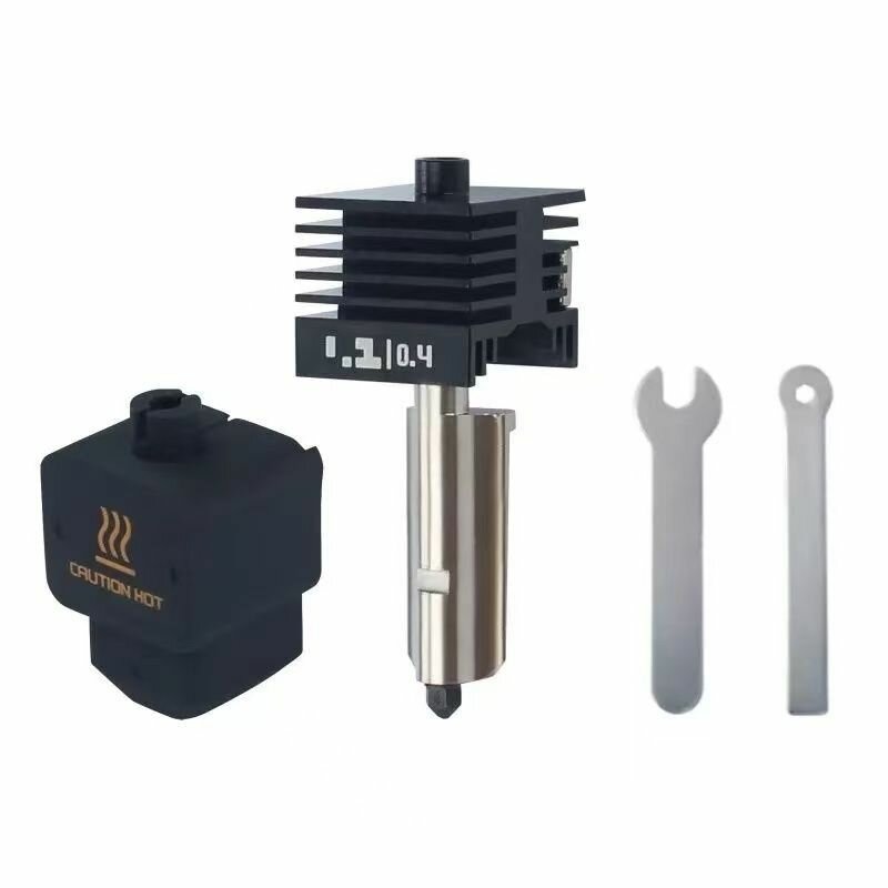 Хотенд (hotend kit) для Bambulab H2D H2S, Комплект горячего торца, аксессуары для 3d-принтеров bambuboo, Закаленная сталь сопло