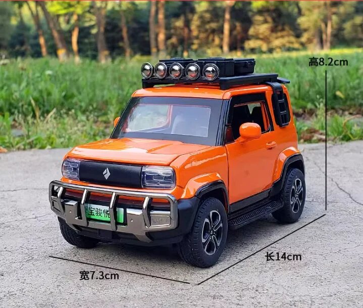 Металлическая модель автомобиля WELLY Baojun Wuling Yue Ye 1:32 A