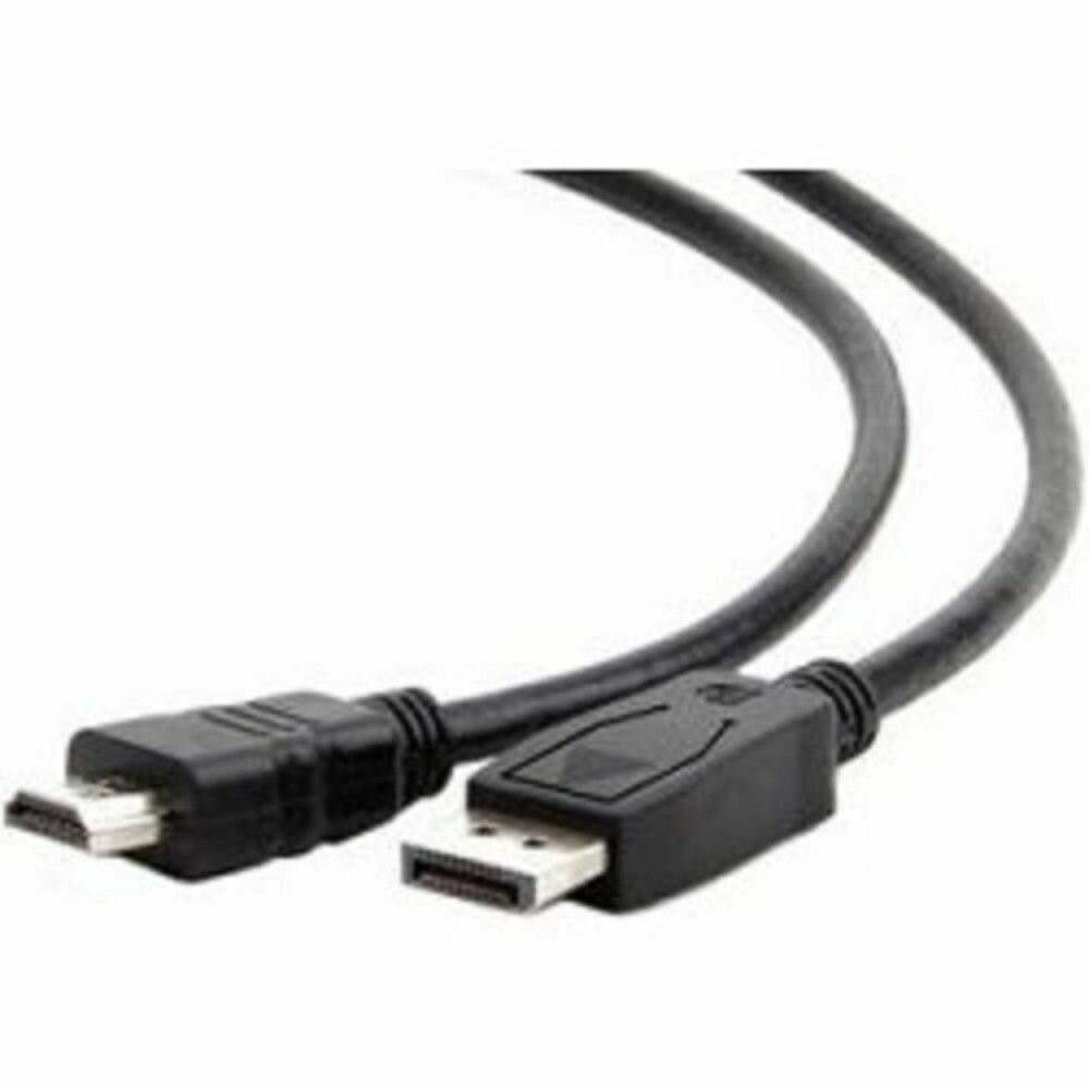 Кабель DisplayPort-HDMI Gembird/Cablexpert 1,8м, 20M/19M, черный, экран, пакет (CC-DP-HDMI-6)