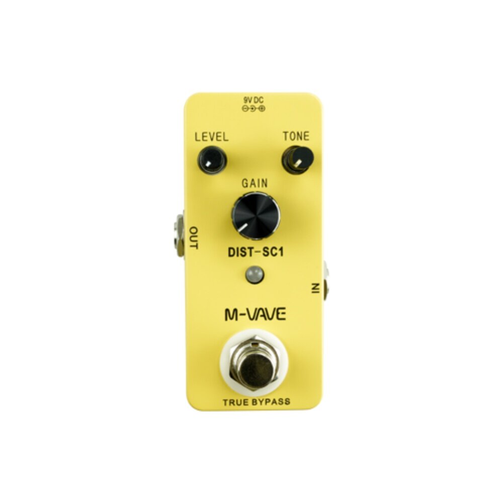 Педаль тюнер для электрогитары M-VAVE Distortion-SC1