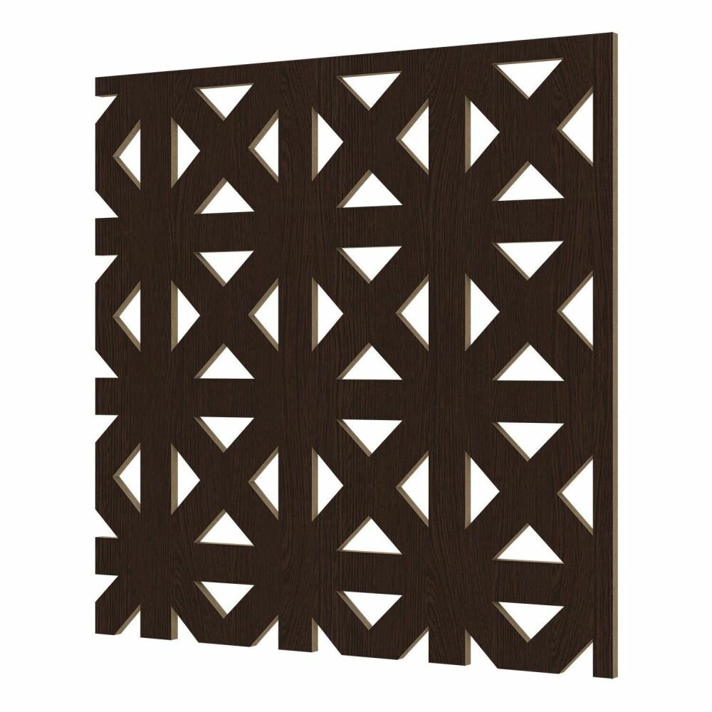 Перфорированная Панель Cosca Эленико ХДФ Венге Ш600хВ1200 мм / Коска.