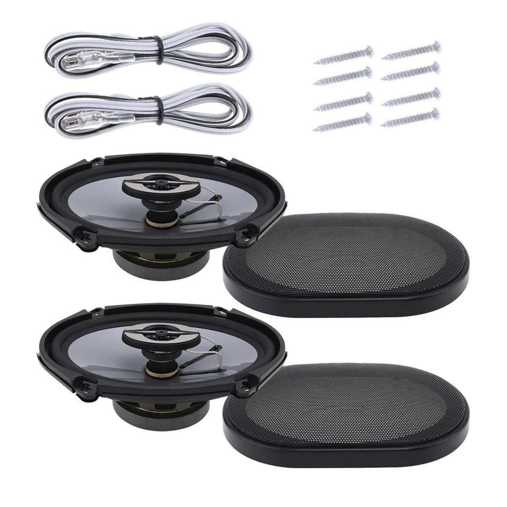 Автомобильные громкоговорители Hi-Fi, коаксиальные стереосистемы мощностью 50 Вт с глубокими басами и четкими высокими частотами
