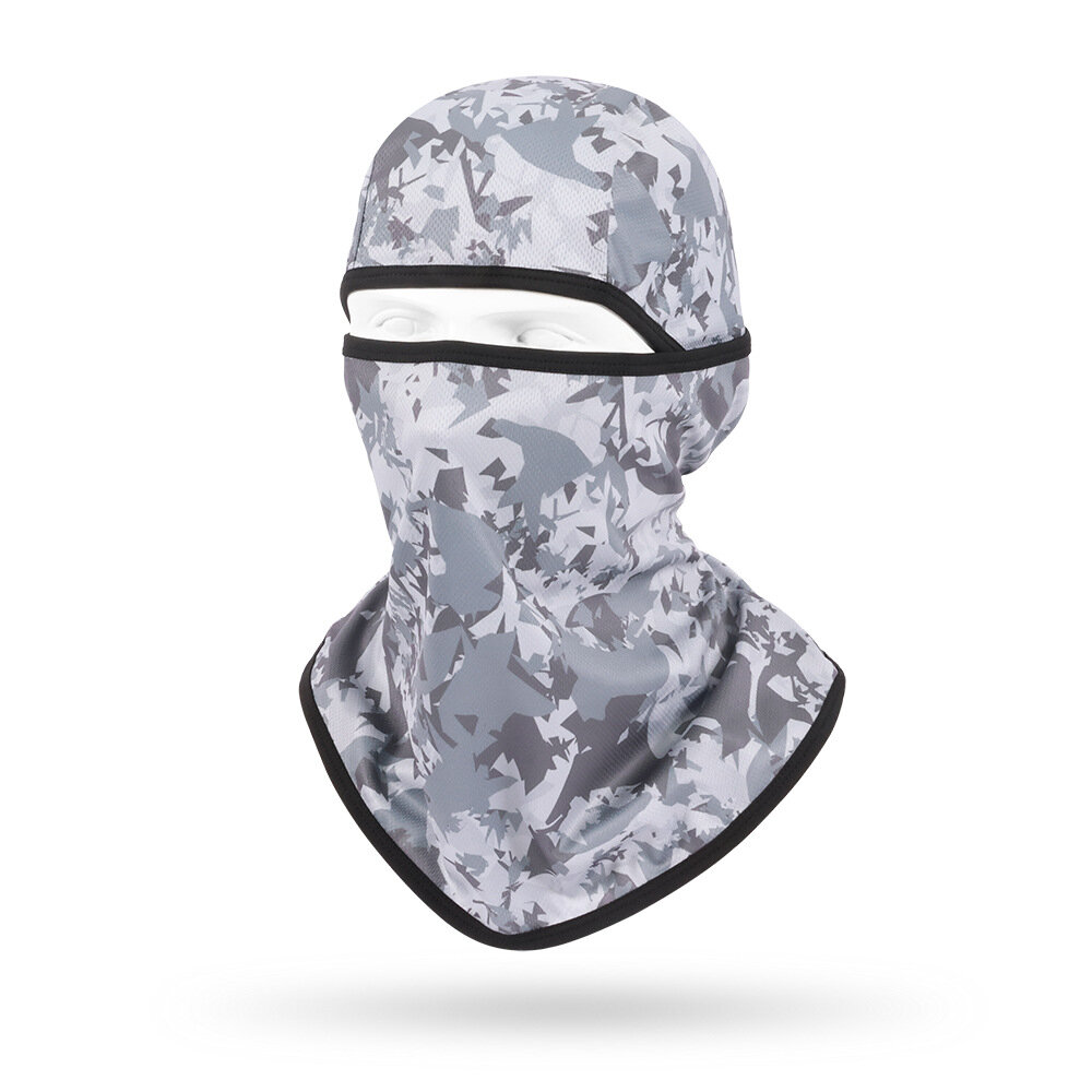 Быстросохнущая, впитывающая пот, дышащая маска для лица, камуфляжный шейный гетр, унисекс, защита от солнца на открытом воздухе, тактический шейный утеплитель, маскирующий головной платок