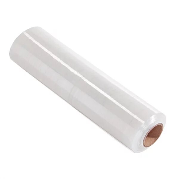 Стрейч-плёнка первичка, прозрачная, 2.5 кг, 20 мкм, 500 мм, ручная (6 рулонов)