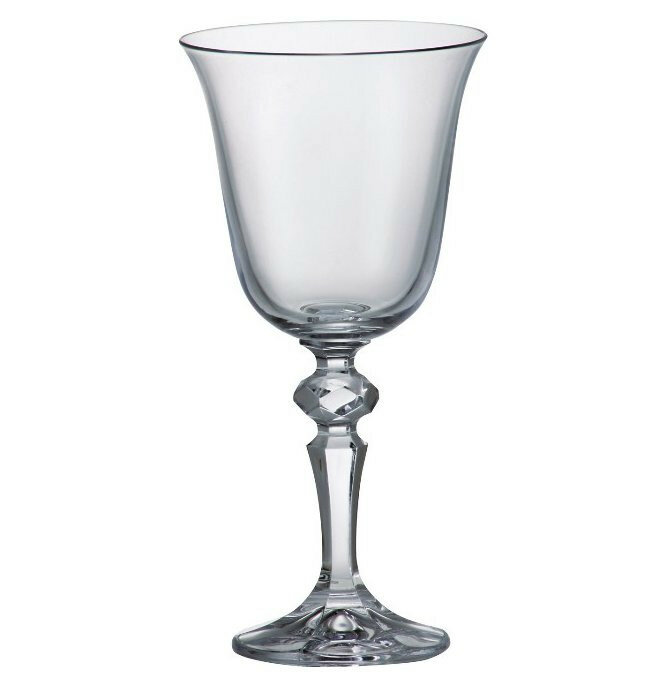 Бокал для красного вина 220 мл 1 шт Crystalite Bohemia "Лаура /Без декора" / 231643