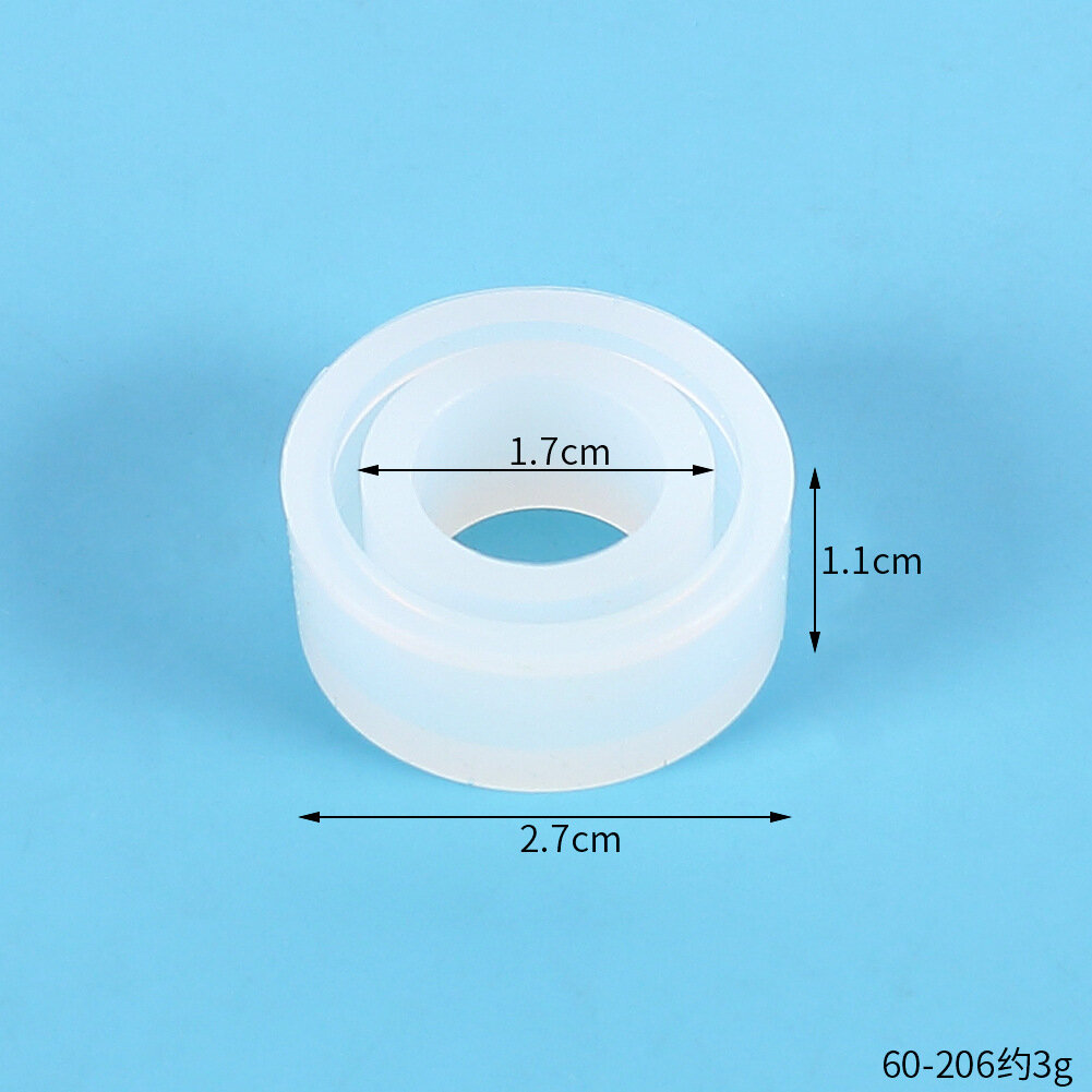 DIY Кристалл эпоксидное зеркало Силиконовое кольцо форма эпоксидные украшения эпоксидное кольцо на палец изготовление