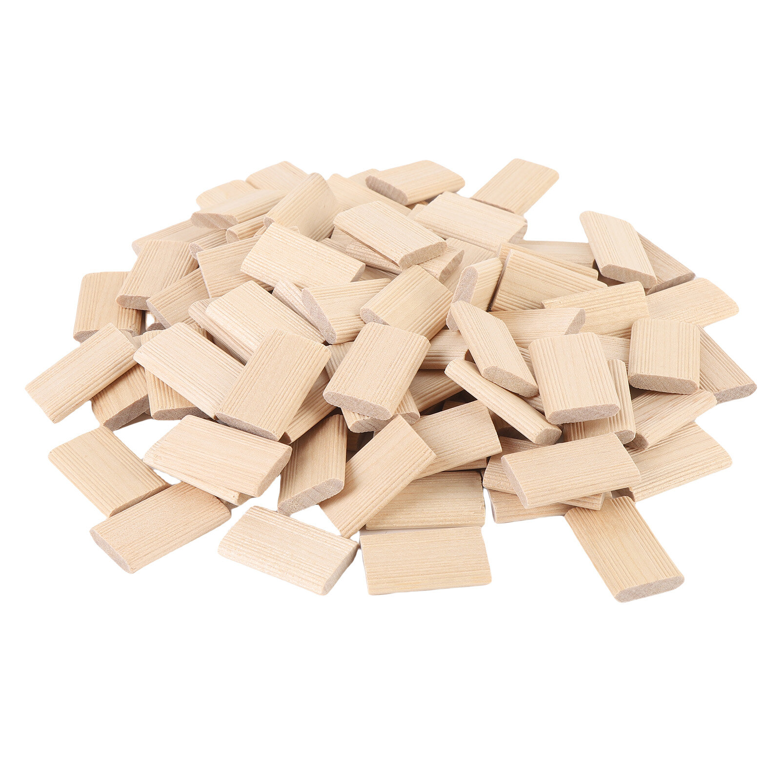 100 шт. деревянных шипов из бука, сборные соединители для изготовления мебели и шкафов, 5x19x30 мм.