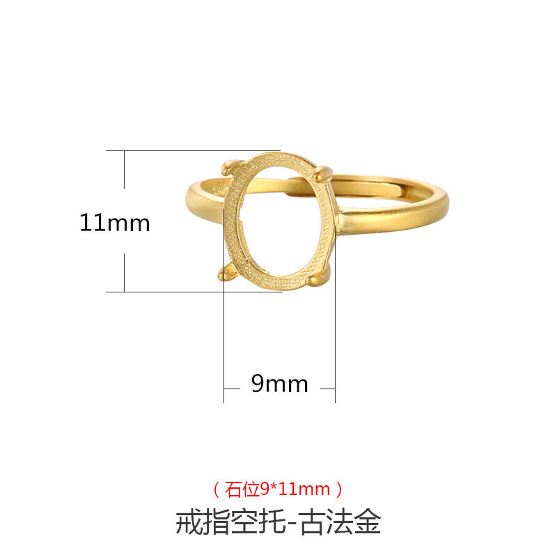 Горячая распродажа SG: кольцо из 925 стерлингового серебра, простая овальная оправа для DIY ювелирных изделий, оправа для янтарного кольца, оправа для нефрита и бирюзы, серебряная оправа для бриллианта