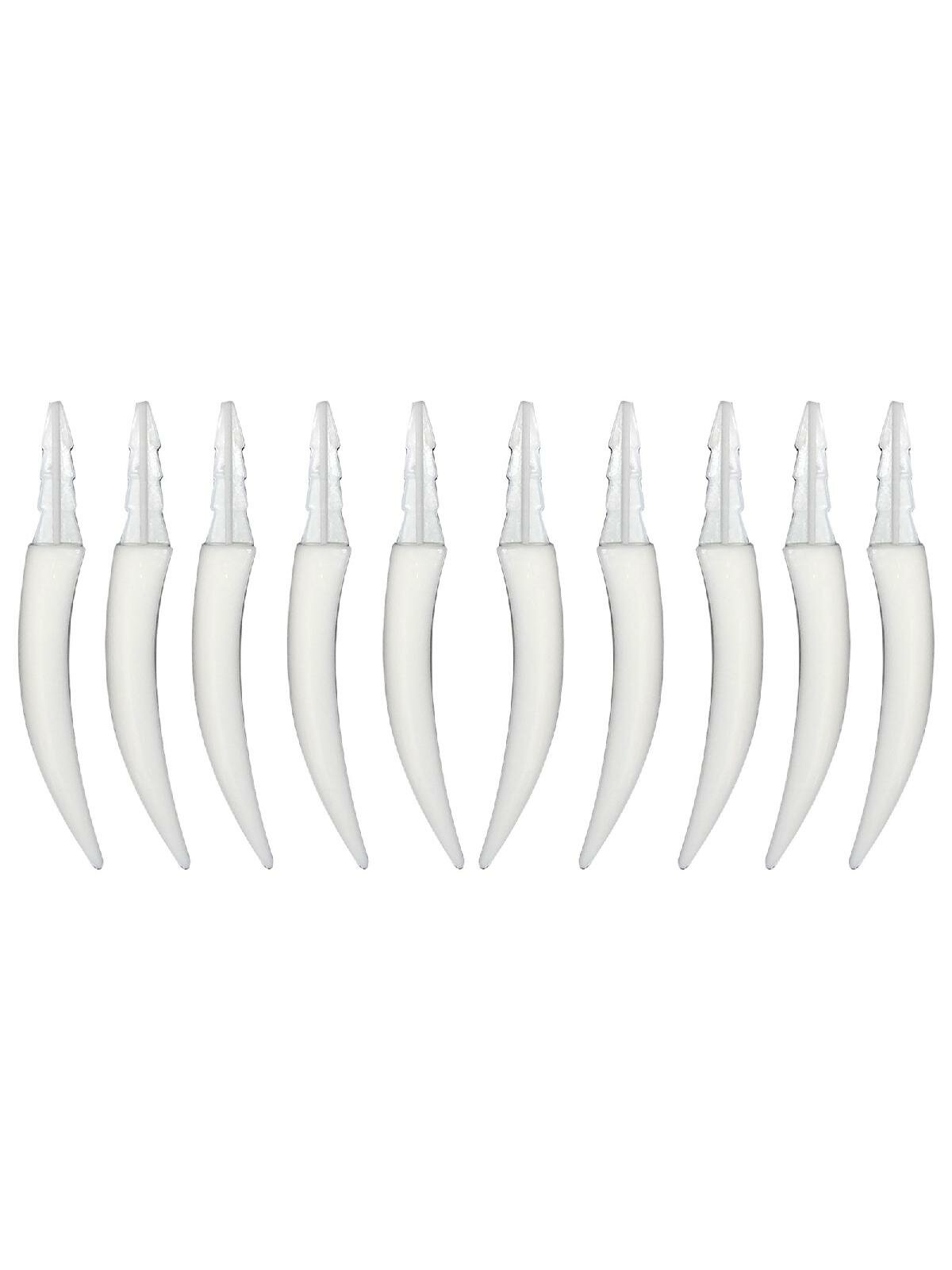 Набор из 10 тыквенных клыков для домашнего сезонного декора на Хэллоуин