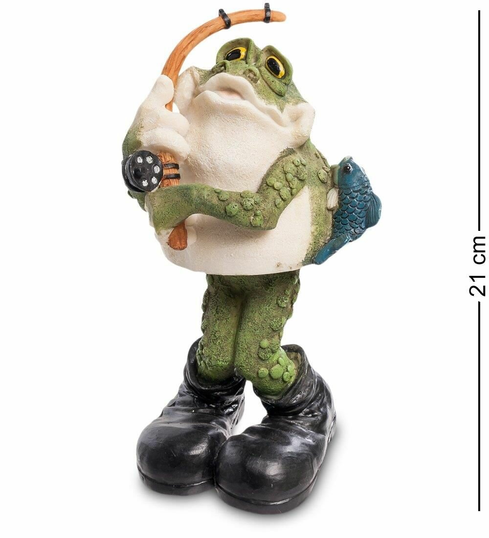 Фигура-болванчик Лягушка Рыбак Фрогги (Sealmark) A2017567 Sealmark, Полистоун