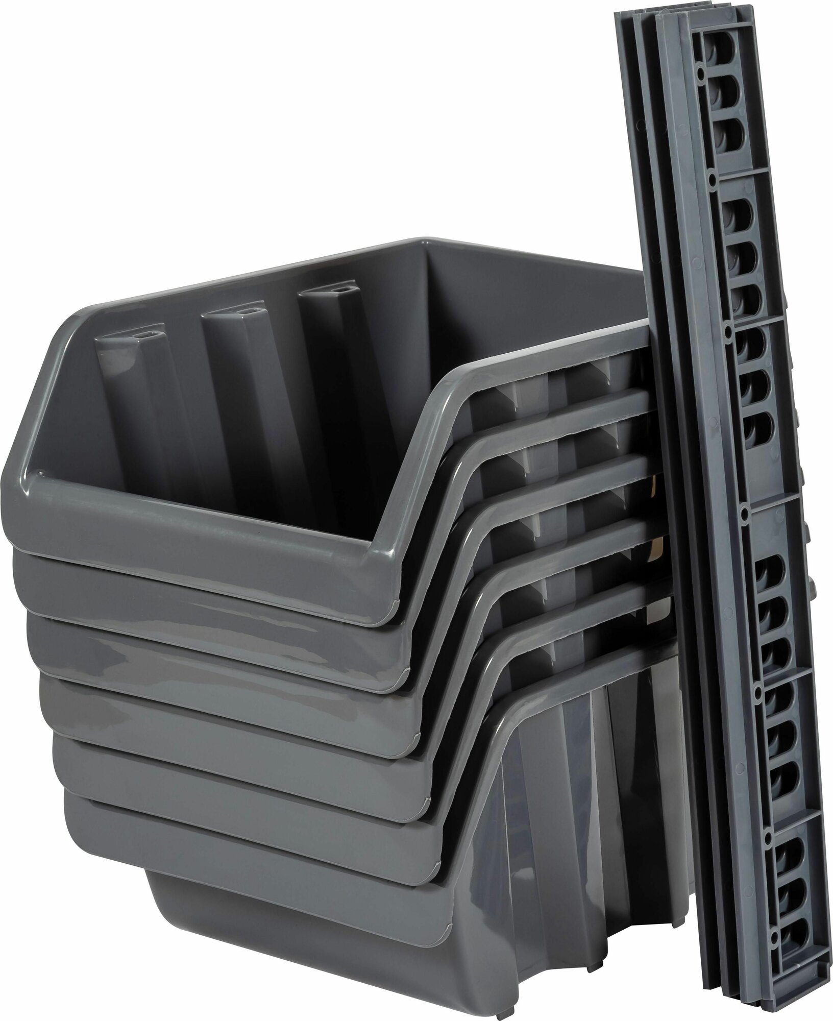 Набор лотков для метизов с крепежом BLOCKER Master 263x195x350 мм сеоый 6 шт