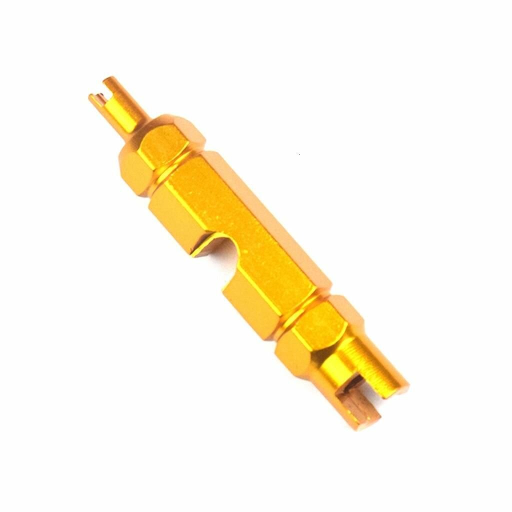 Съёмник ниппелей для велосипедных шин Presta и Schrader, Золото