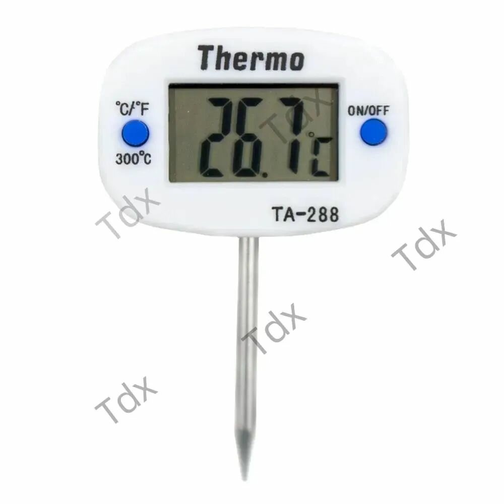 Электронный термометр поворотный для самогонного аппарата ТА-288 с коротким щупом 40 мм