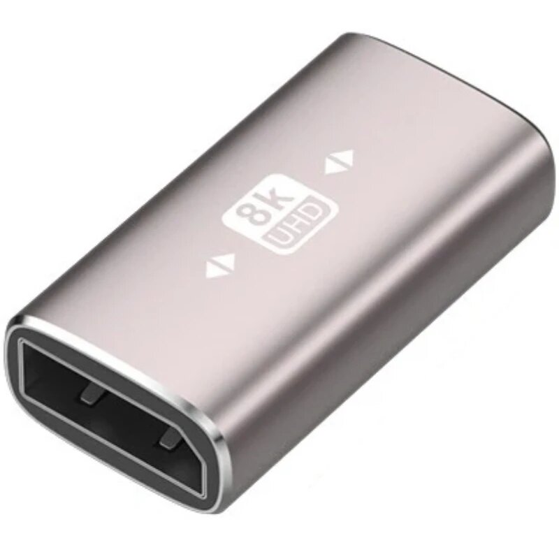 Позолоченный адаптер DisplayPort1.4 с поддержкой 8K при 60 Гц 4K при 144 Гц HDR Video Alloy Shell DP Удлинитель кабеля для монитора настольного компьютера