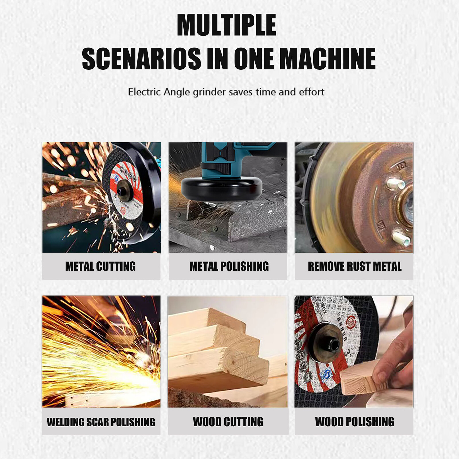 Аккумуляторная УШМ 12V, диск 3in/76мм, 2x1300mAh, зарядка, 6 дисков в комплекте, UK