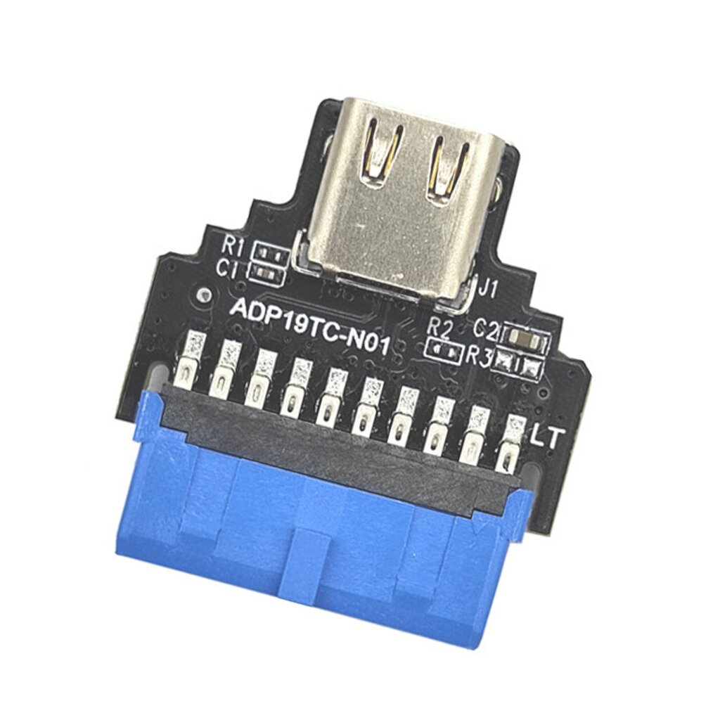 Преобразователь Plugs Play с 19-контактным разъемом в USB C Обеспечивает простое подключение и высокую скорость