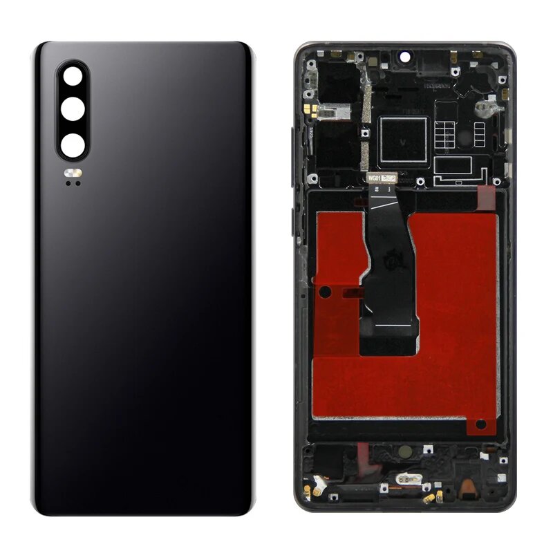 6,1-дюймовый ЖК-дисплей с сенсорным экраном и дигитайзером в сборе для HUAWEI P30 OLED Black F Cover