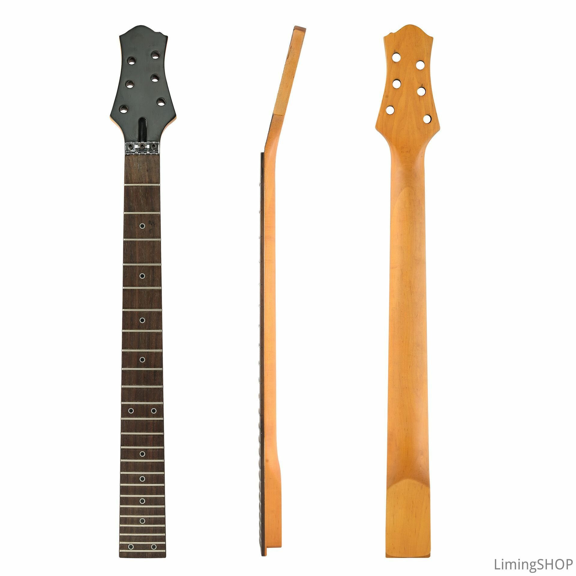 Электрогитара, незавершенный гриф, 24 лада, клен, запчасти из палисандра