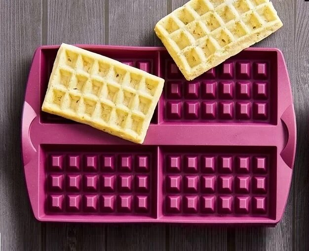 Силиконовая форма "Вафли" Tupperware венские вафли и мороженное